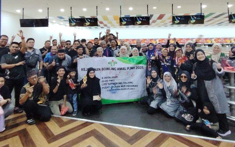 Kejohanan Boling erat ukhuwah sukarelawan dan kakitangan PJNH - SAHIH