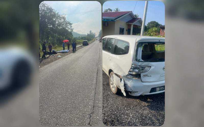 Penunggang Motosikal Maut Rempuh Kereta di Maran - SAHIH
