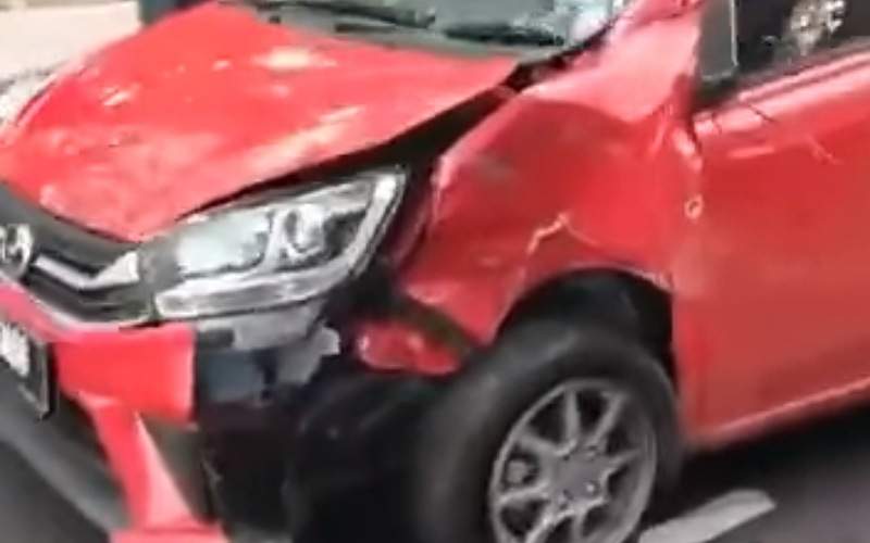 Pemandu Perodua Axia khayal dadah langgar tujuh kenderaan - SAHIH