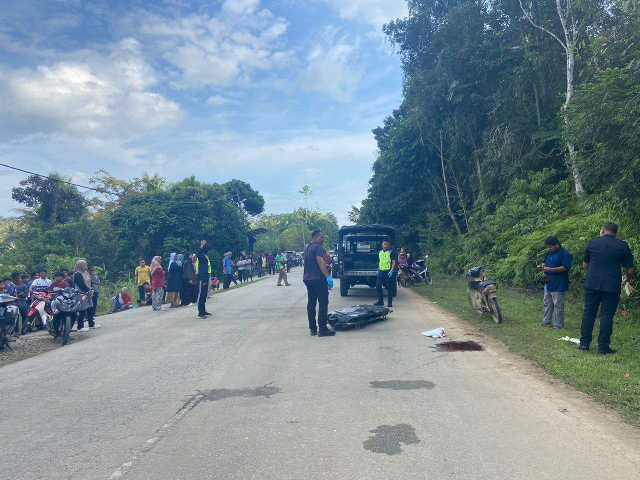 Penunggang remaja maut, pembonceng cedera dalam kemalangan di Jalan Lipis- Merapoh - SAHIH